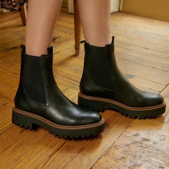 Sam Edelman | Shoes | Sam Edelman Laguna Waterproof Lug Sole Chelsea ...